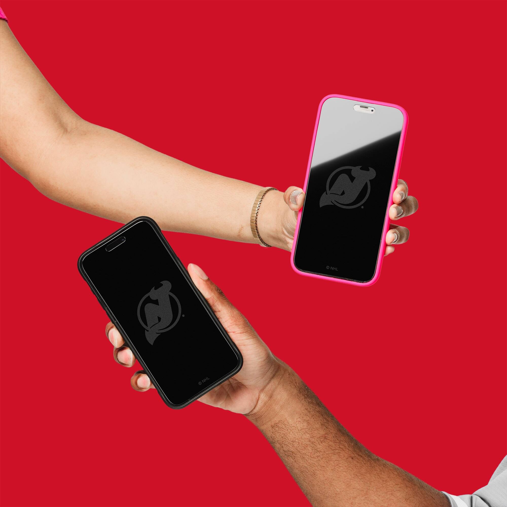 Screen Skinz NHL New Jersey Devils Disappearing Logo iPhone Screen ...