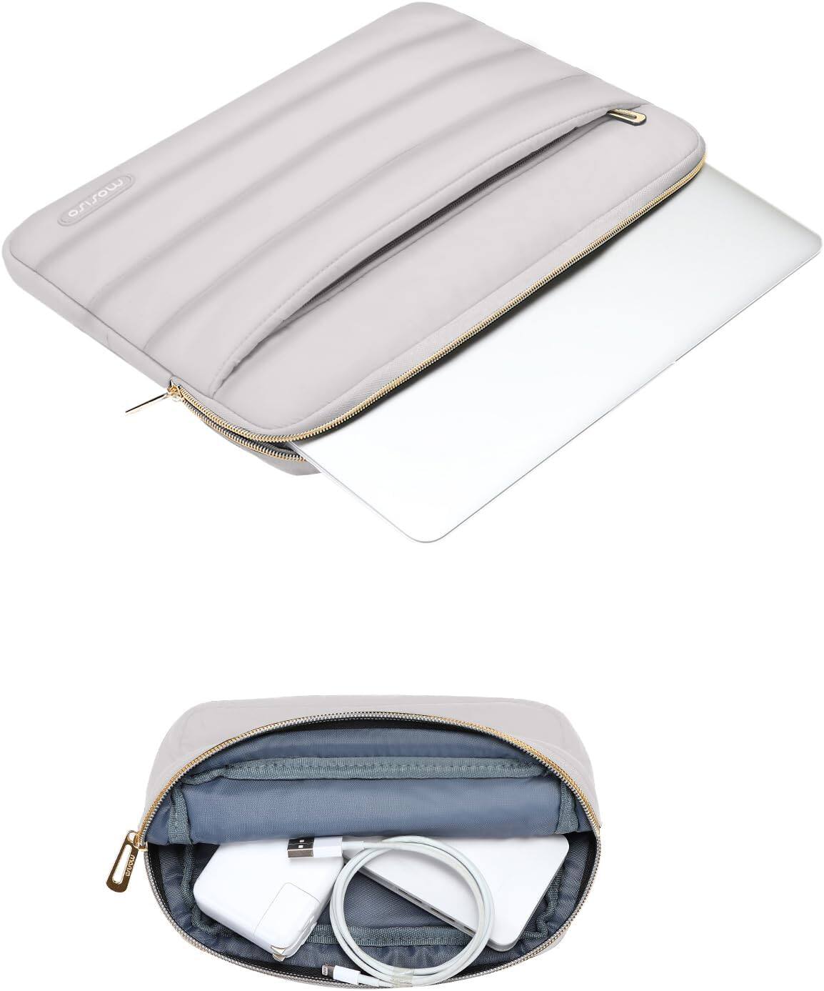 mosiso Puffy Laptop Sleeve 13 13.3 inch for MacBook Air 13 13.6 M4 M3 ...
