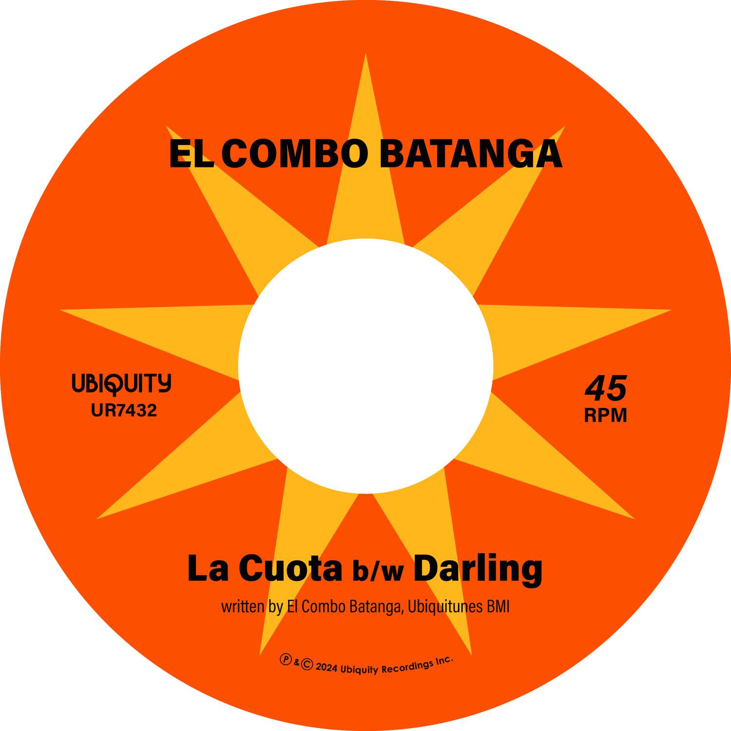 El Combo Batanga La Cuota B/w Darling 7 INCH SINGLE [7 inch Vinyl Disc ...
