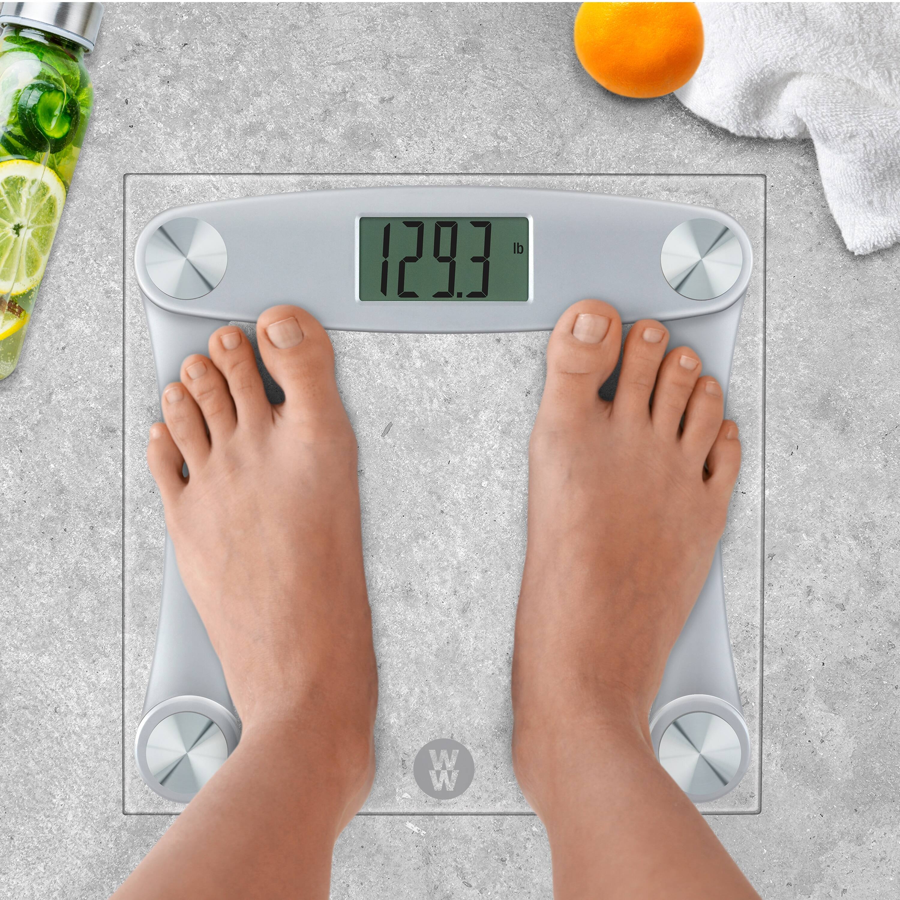 Customer Reviews: Conair Weight Watchers Glass Scale W/ LCD Display ...