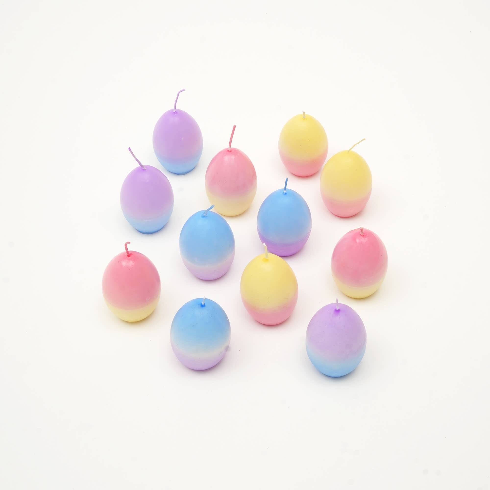TinyHomie Easter Egg Ombrey Candle Box 12 Pcs Multi SF-X-B346P336838 ...