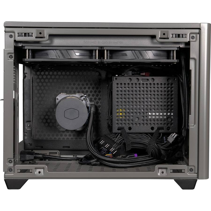 Cooler Master NR200P MAX NR200P MCNN85 SL0 Computer Case Mini tower Black, Gray Steel, Mesh, ABS ...