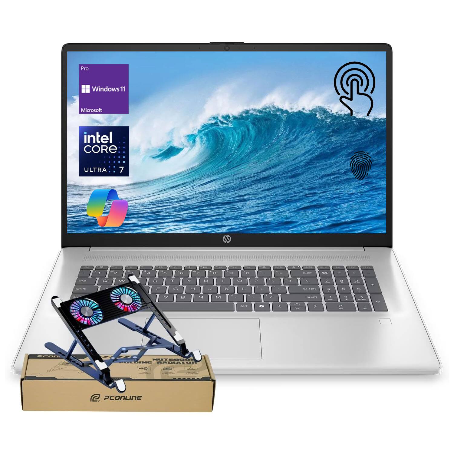 HP 17.3" HD+ Touchscreen Laptop Intel Core Ultra 7 255U 64GB RAM 4TB ...