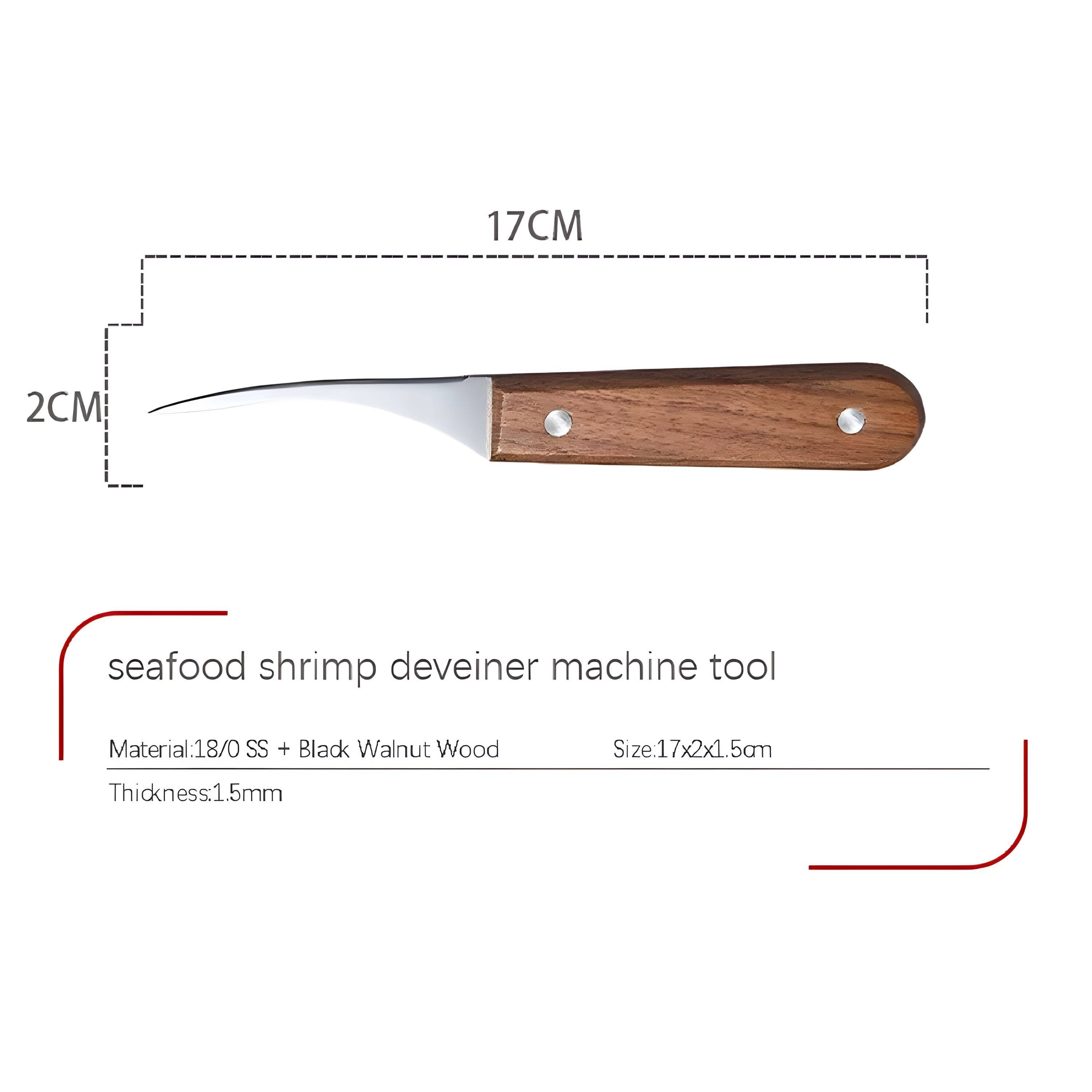 Kitcheniva Stainless Steel Shrimp Peeler & Deveiner Set 2 Pack Silver ...