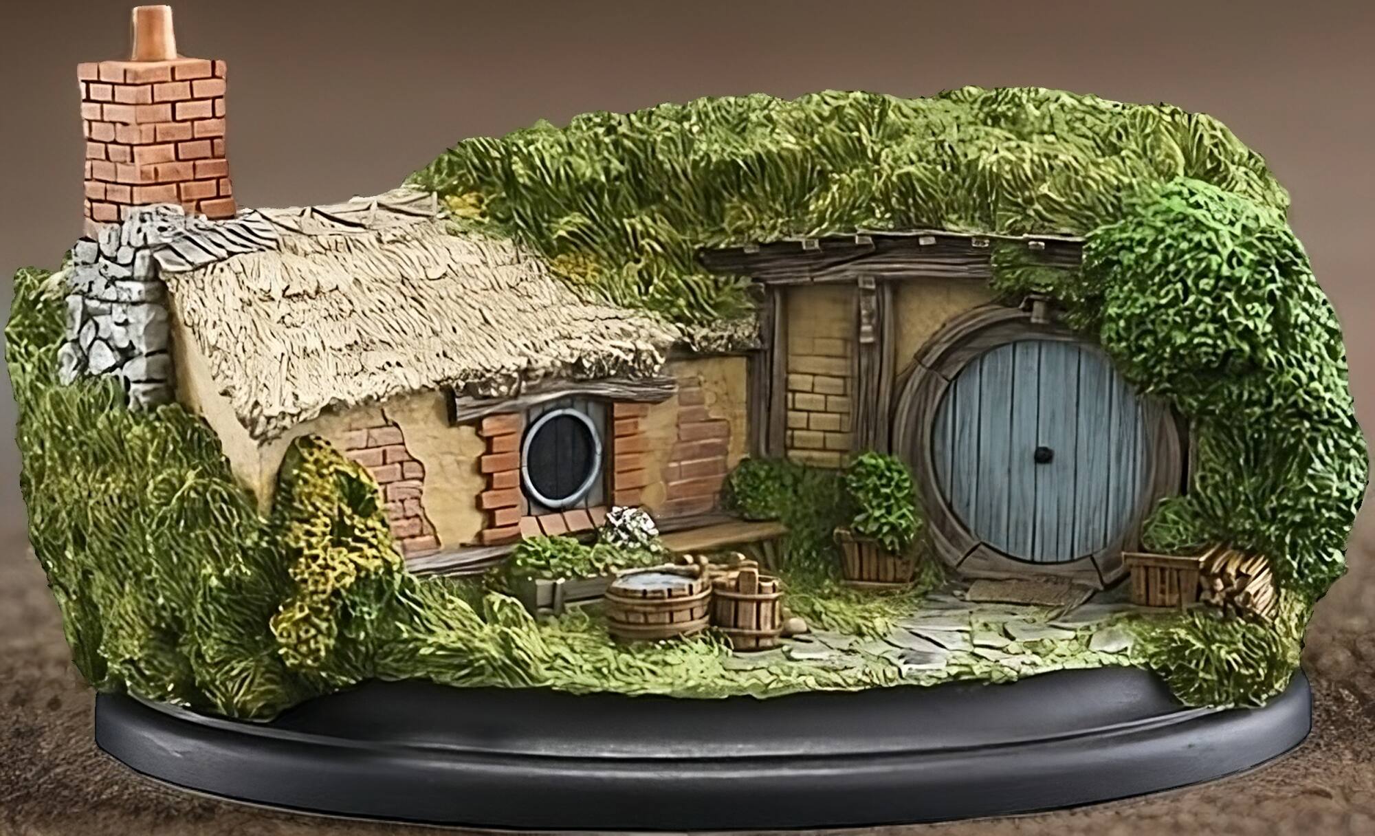 Weta Workshop Polystone 35 Bagshot Row Hobbit Hole (Grey Door ...