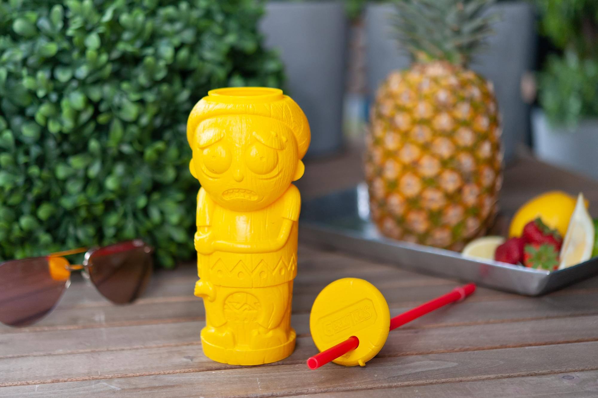 ThinkGeek Geeki Tikis Rick and Morty Plastic Tumbler | Morty | Holds 21 ...