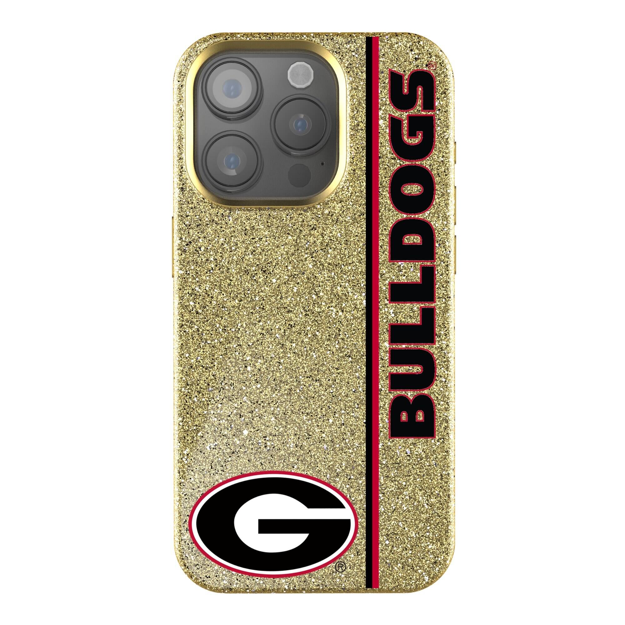 Keyscaper NCAA Georgia Bulldogs iPhone Bling Case 16 Pro Max Gold ...