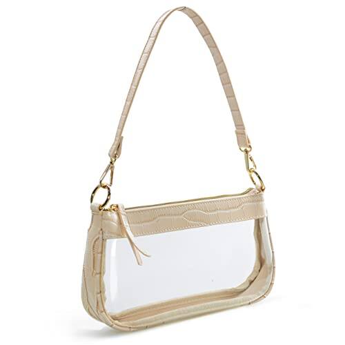 Vulpecula Spade Clear Shoulder Handbag PVC Classic 90s Purse Women ...