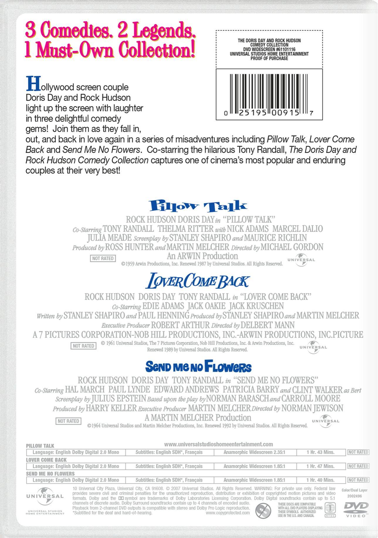 Doris Day and Rock Hudson Comedy Collection (DVD Franchise Collection ...