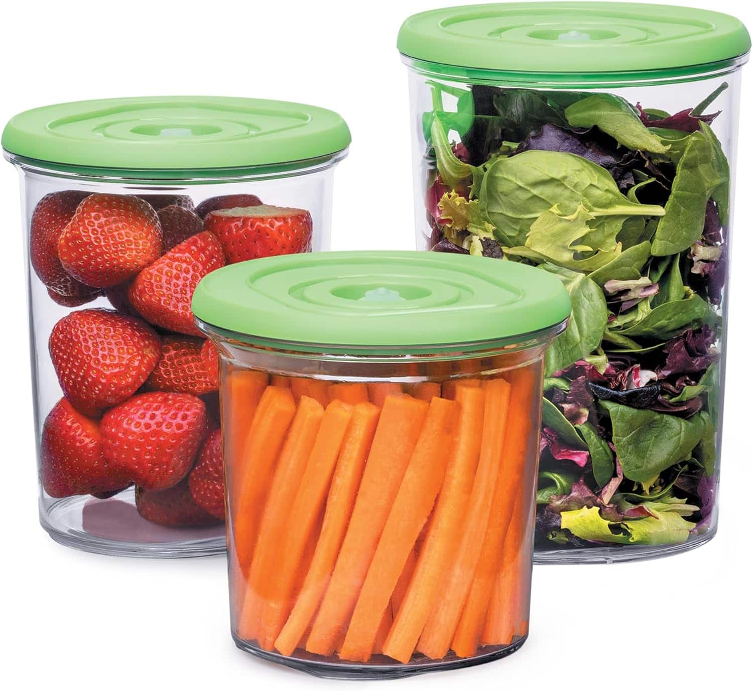 Presto 09512 Fresh Daddy 3 Piece Seal Container Set Clear 09512 - Best Buy