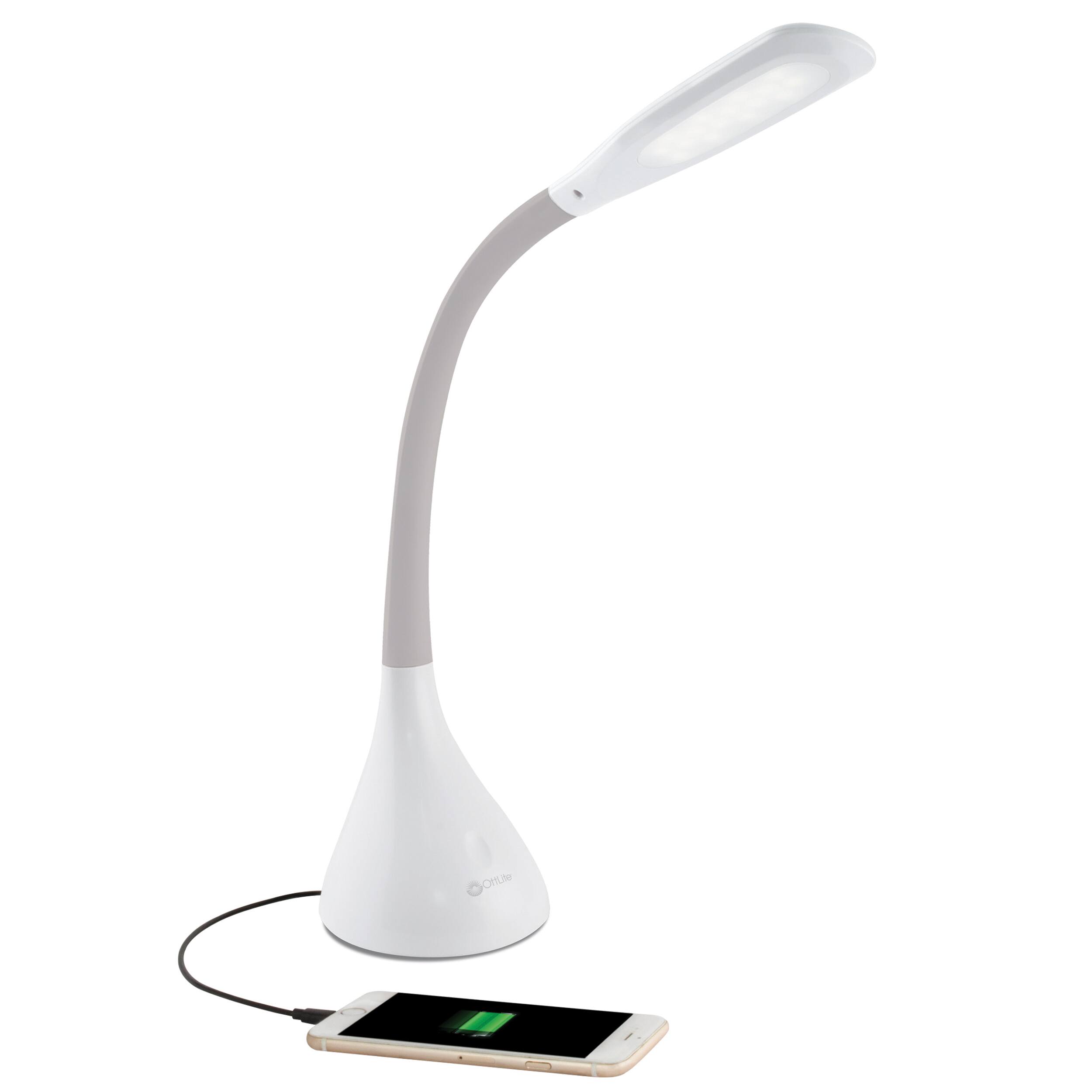 OttLite Creative Curves LED Desk Lamp White CSA30WGC-SHPR - Best Buy