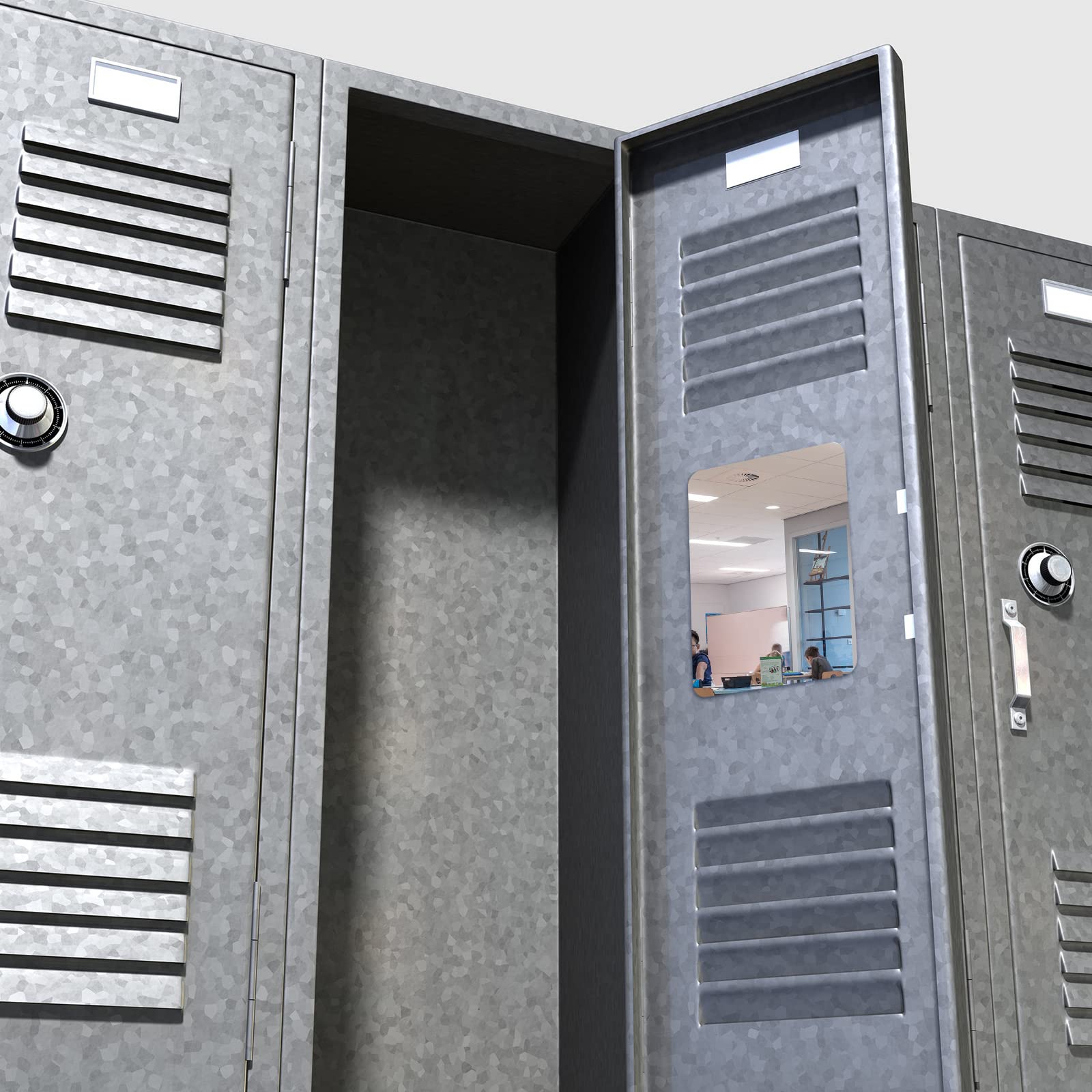 Live At Space 2 Magnetic Locker Mirror Small Real Glass School ...