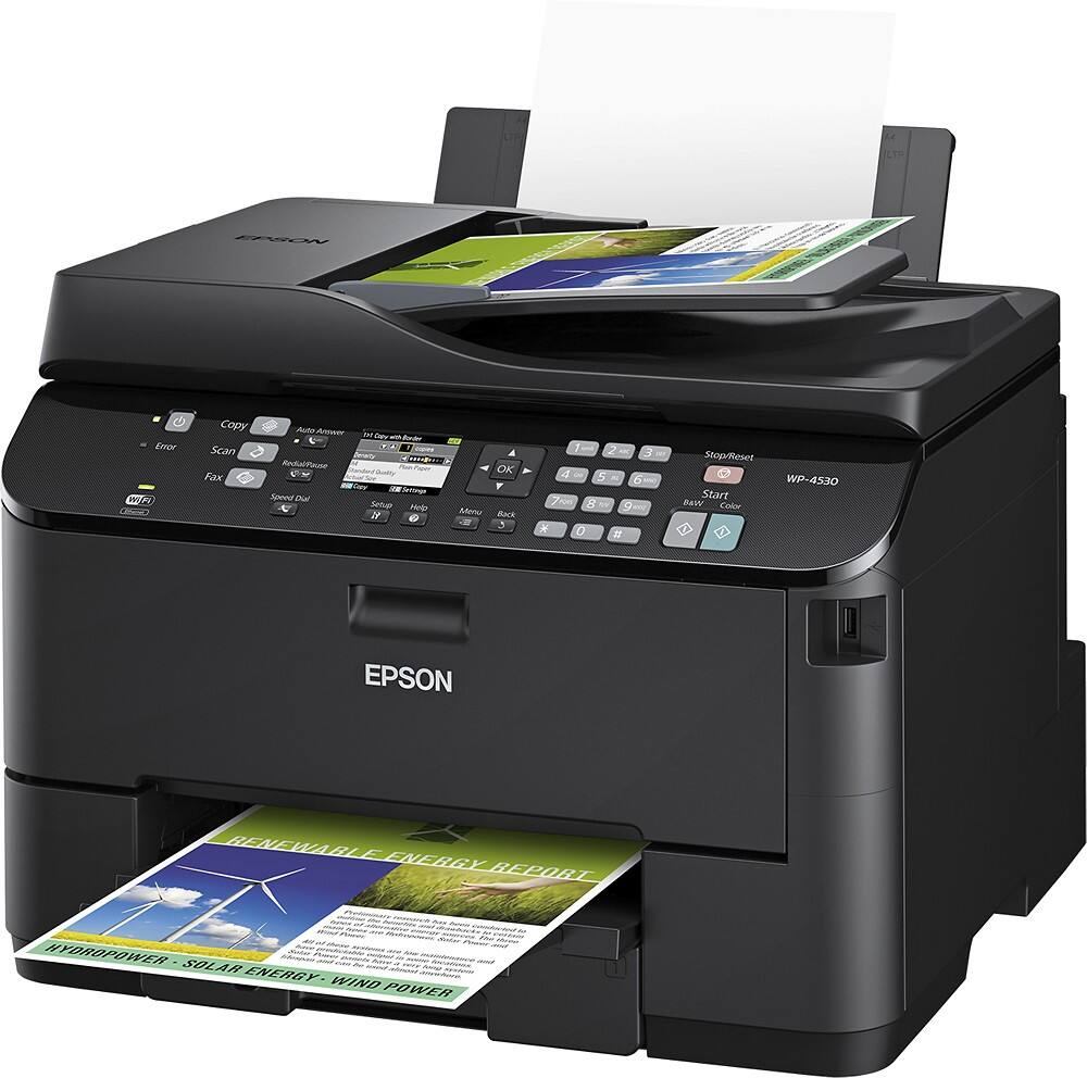 Best Buy: Epson WorkForce Pro Network-Ready Wireless All-In-One Printer ...