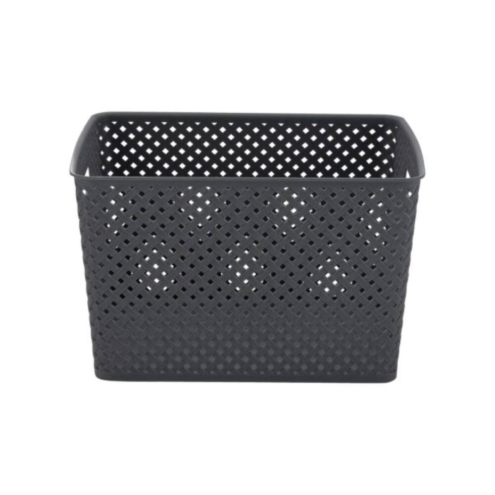 Digitals Sphree Resin Wicker Basket Storage Bin DSI13976125 - Best Buy