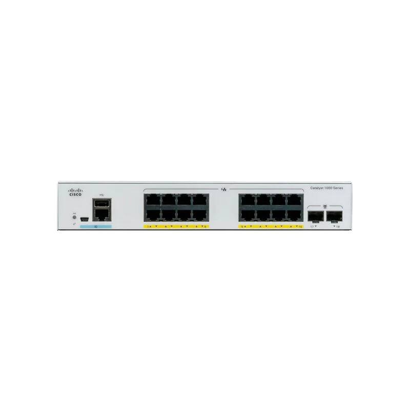 Cisco Consumer Products Cisco C1000 16T E 2G L Catalyst 1000 Series 16 Port PoE Gigabit Ethernet ...