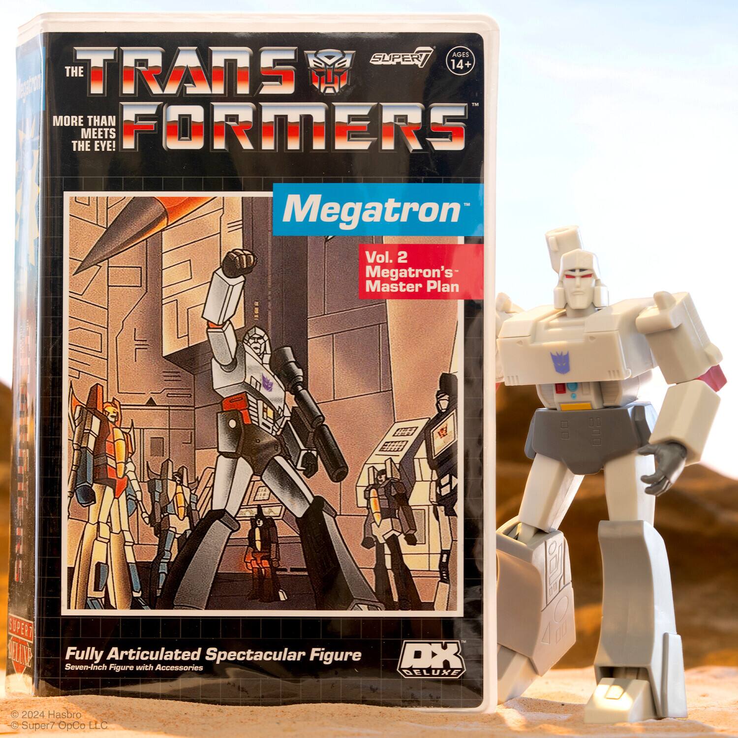 Super7 Transformers Deluxe Megatron (VHS) Collectibles Multicolor ...