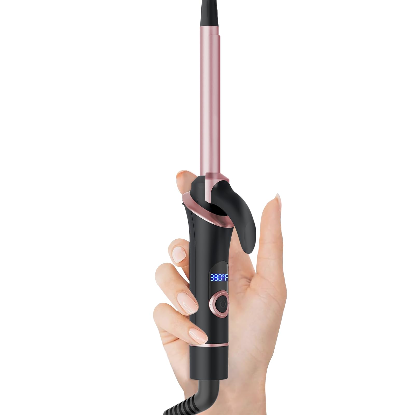 VEGA AUTOMOTIVE Mini Curling Iron For Short Hair Dual Ceramic Travel ...
