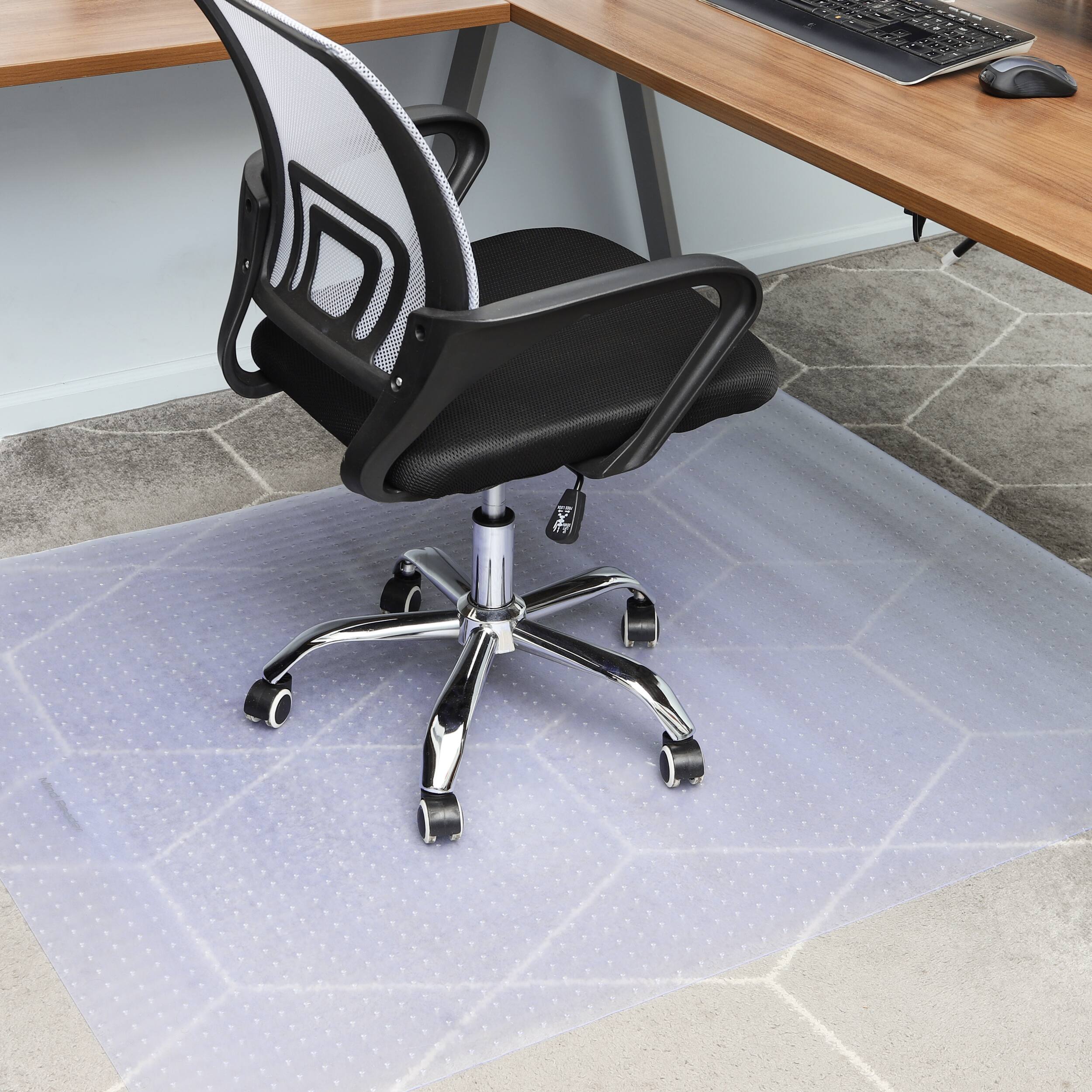 Customer Reviews: Mind Reader Office Chair Mat for Carpet, Under Desk ...