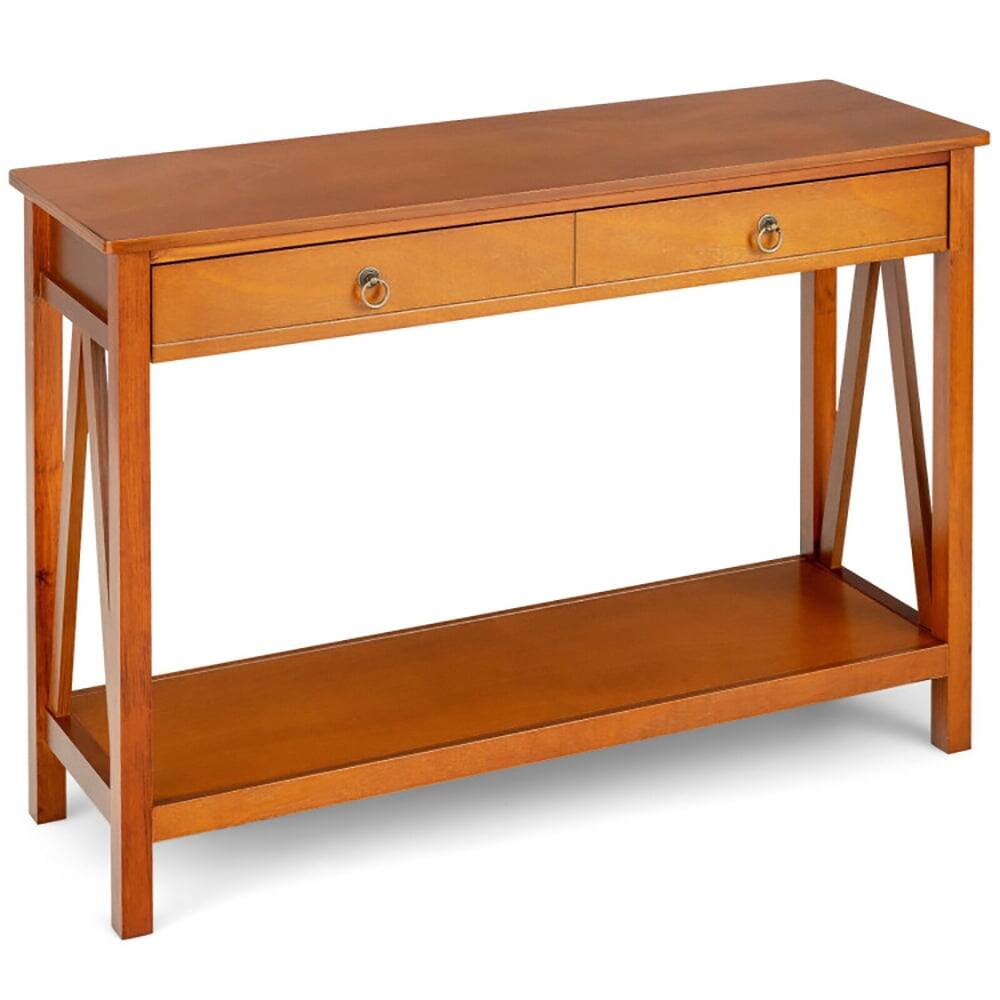 Kadyn Console Table with Drawer Storage Shelf for Entryway Hallway ...