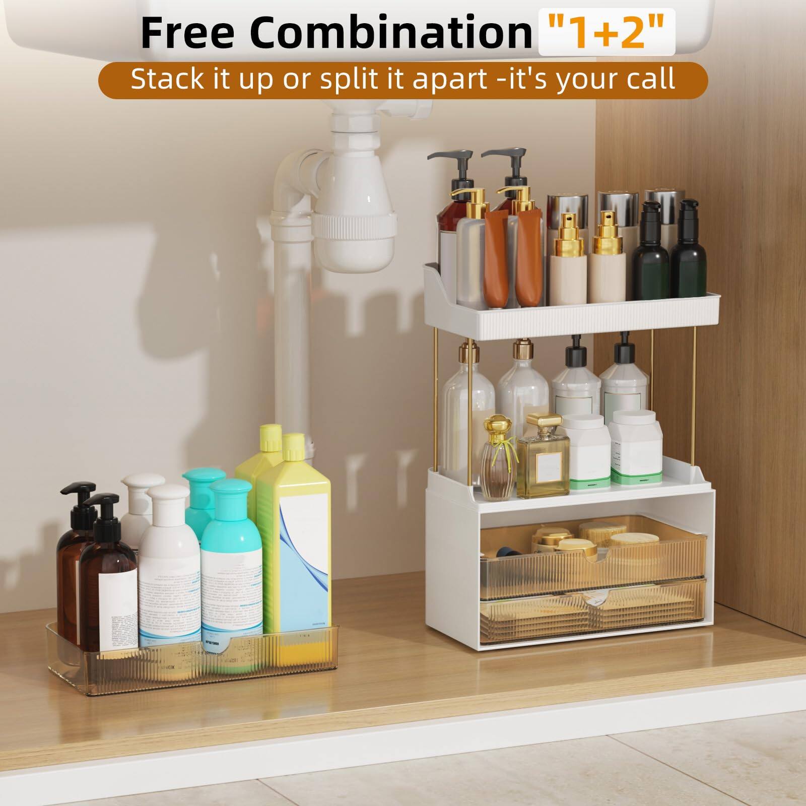 Dapper Styles rawers Makeup Organizer 5 Tier Bathroom Organizers And ...