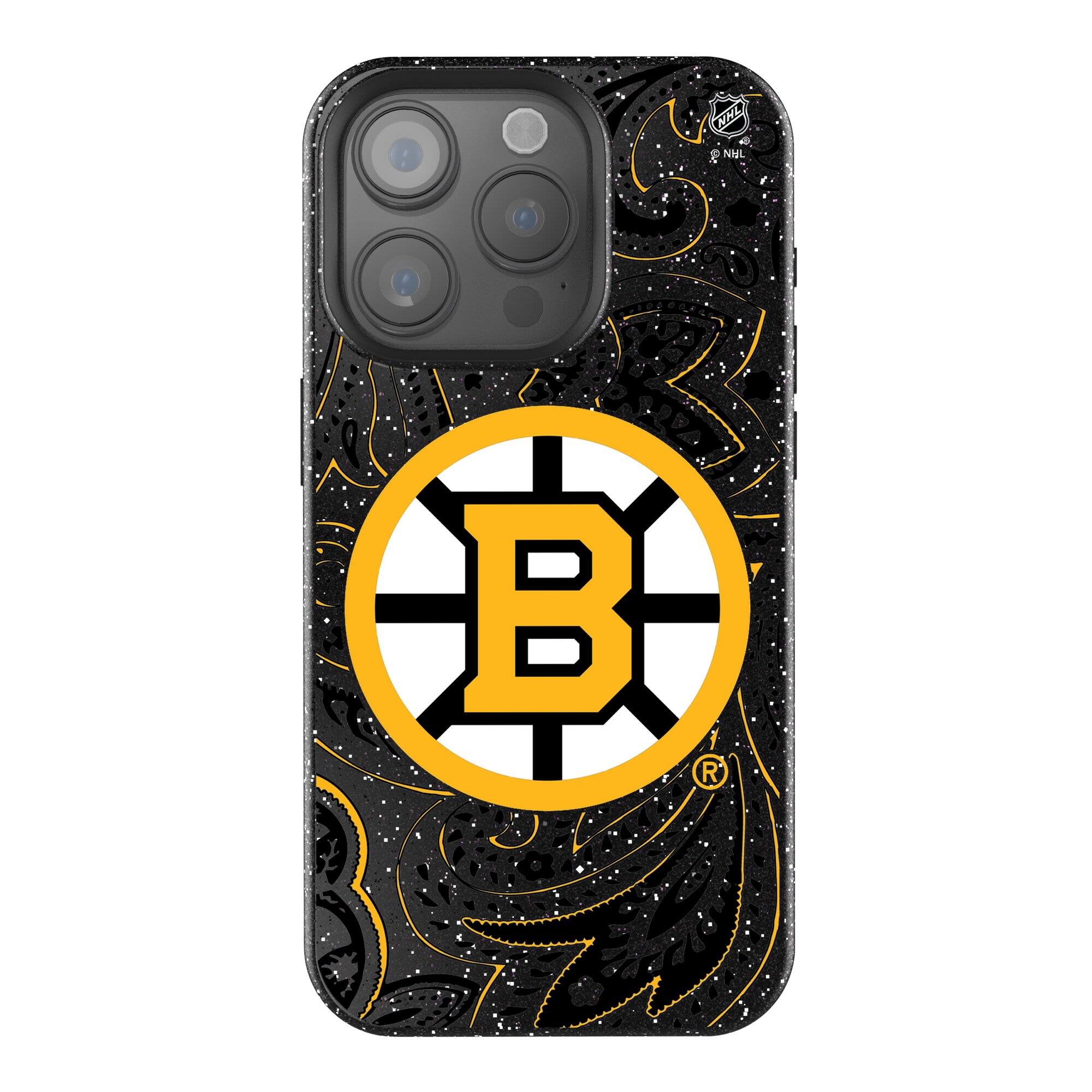 Keyscaper NHL Boston Bruins Paisley Bling iPhone Case 14 Black ...