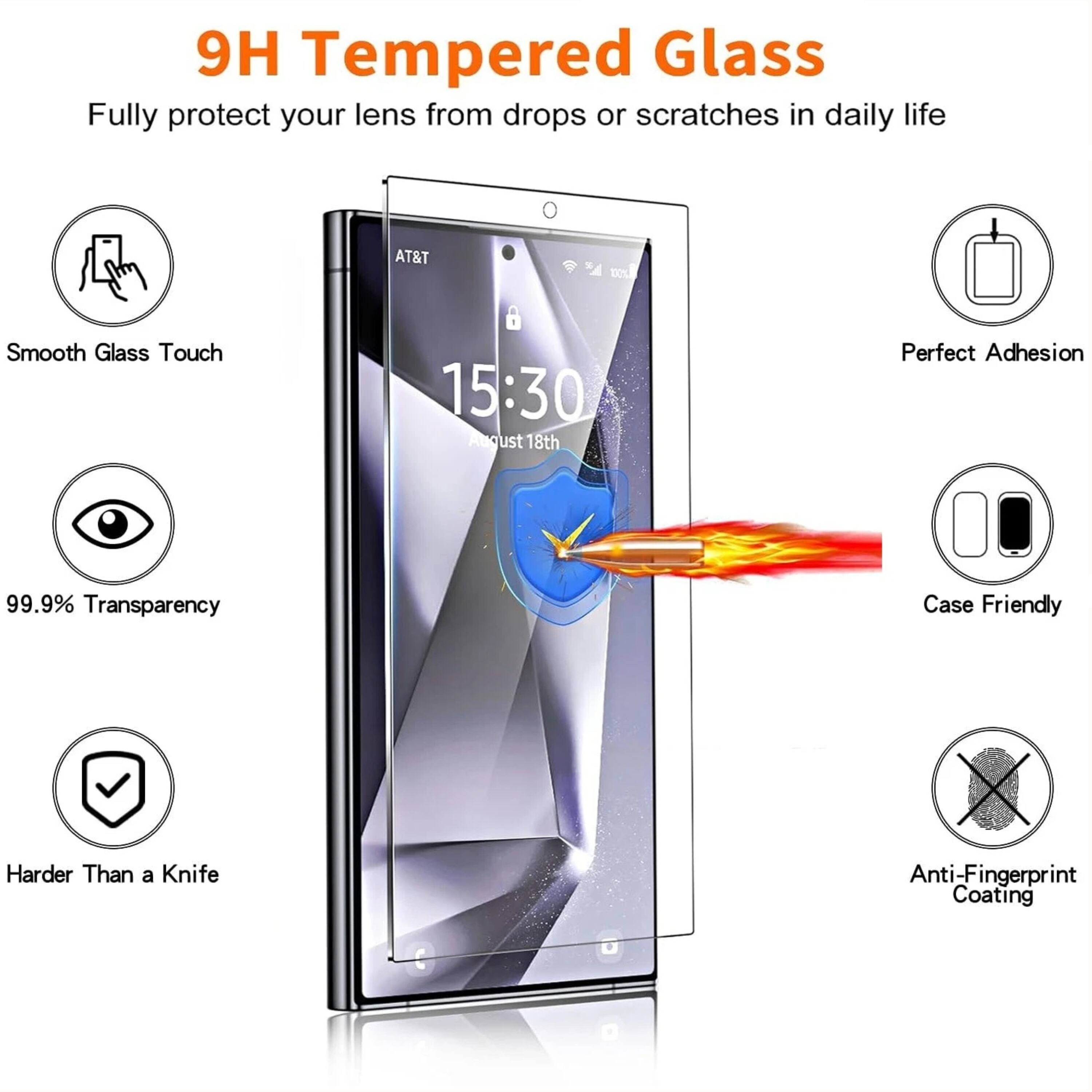 Kitcheniva Clear Protective Cover For Samsung Galaxy S24 Phone Case ...