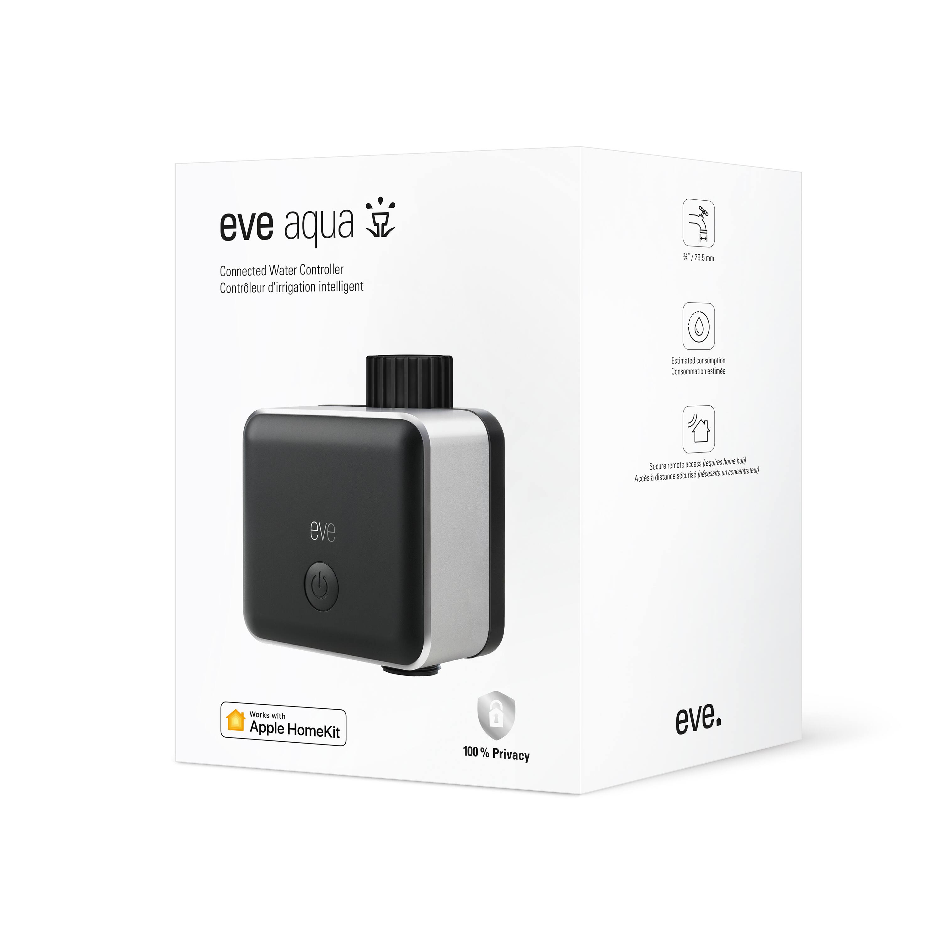 Best Buy: Eve Aqua Smart Water Controller Black, Silver 10028012