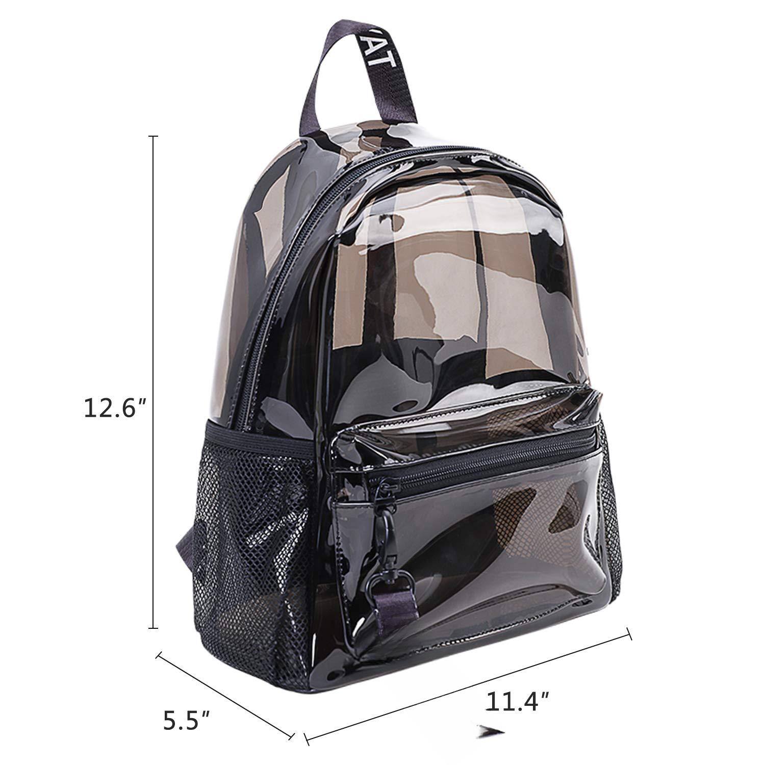 Cozy Serene Small Clear Backpack For Women See Through Bag Cute ...