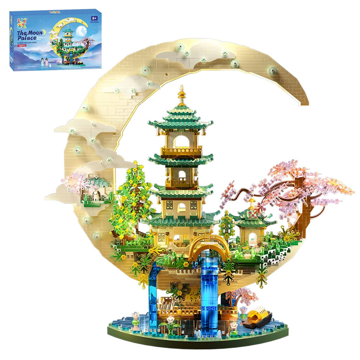 NICHOLAS KLEIN Moon Building Blocks Set Architectural Model Kit With ...