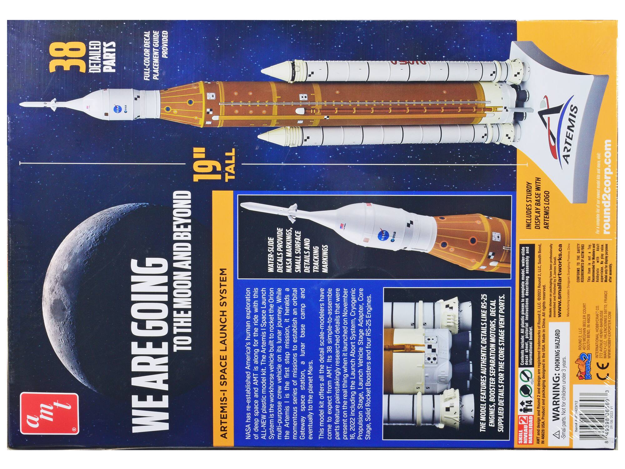 Skill 2 Model Kit NASA Artemis 1 Space Launch System Orion Crew ...