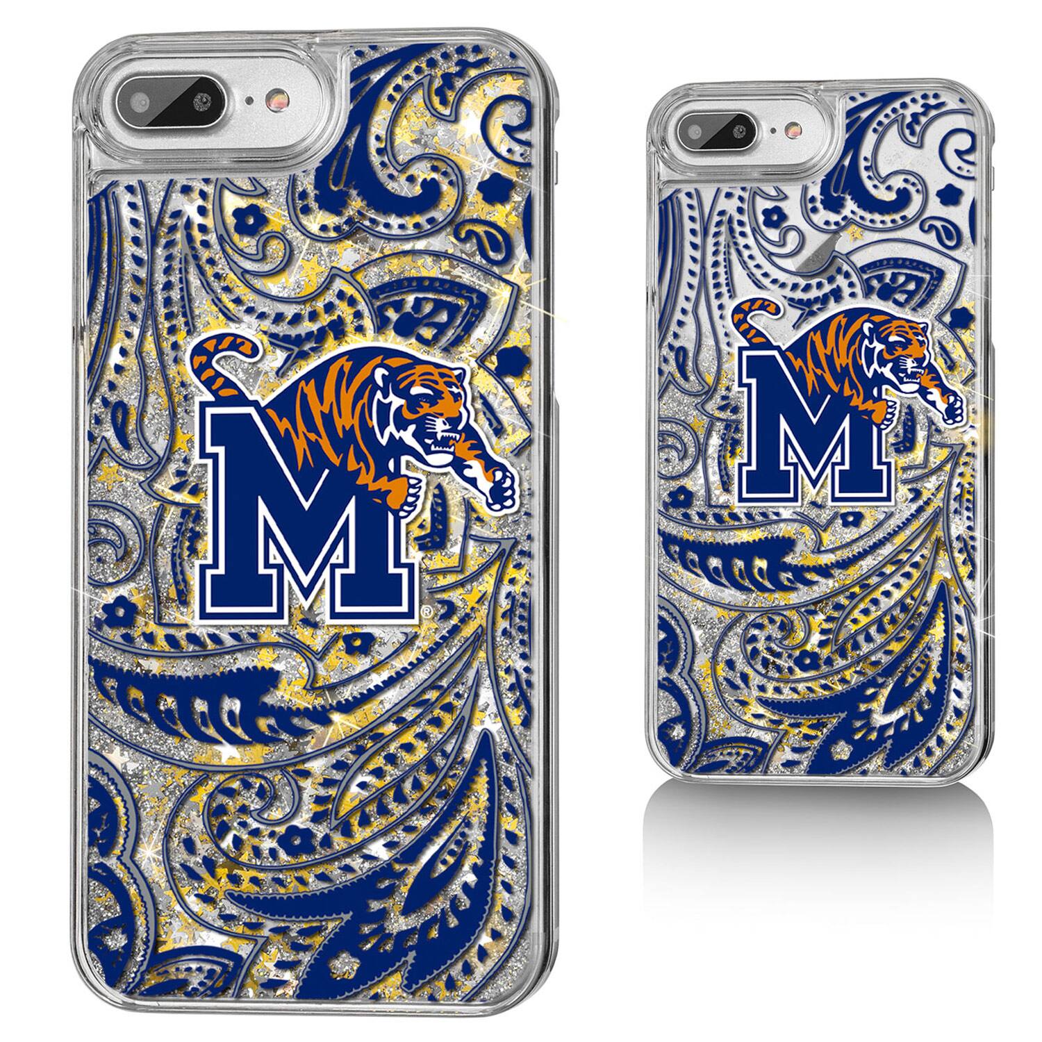 Keyscaper NCAA Memphis Tigers iPhone Glitter Paisley Design Case 15 Pro ...