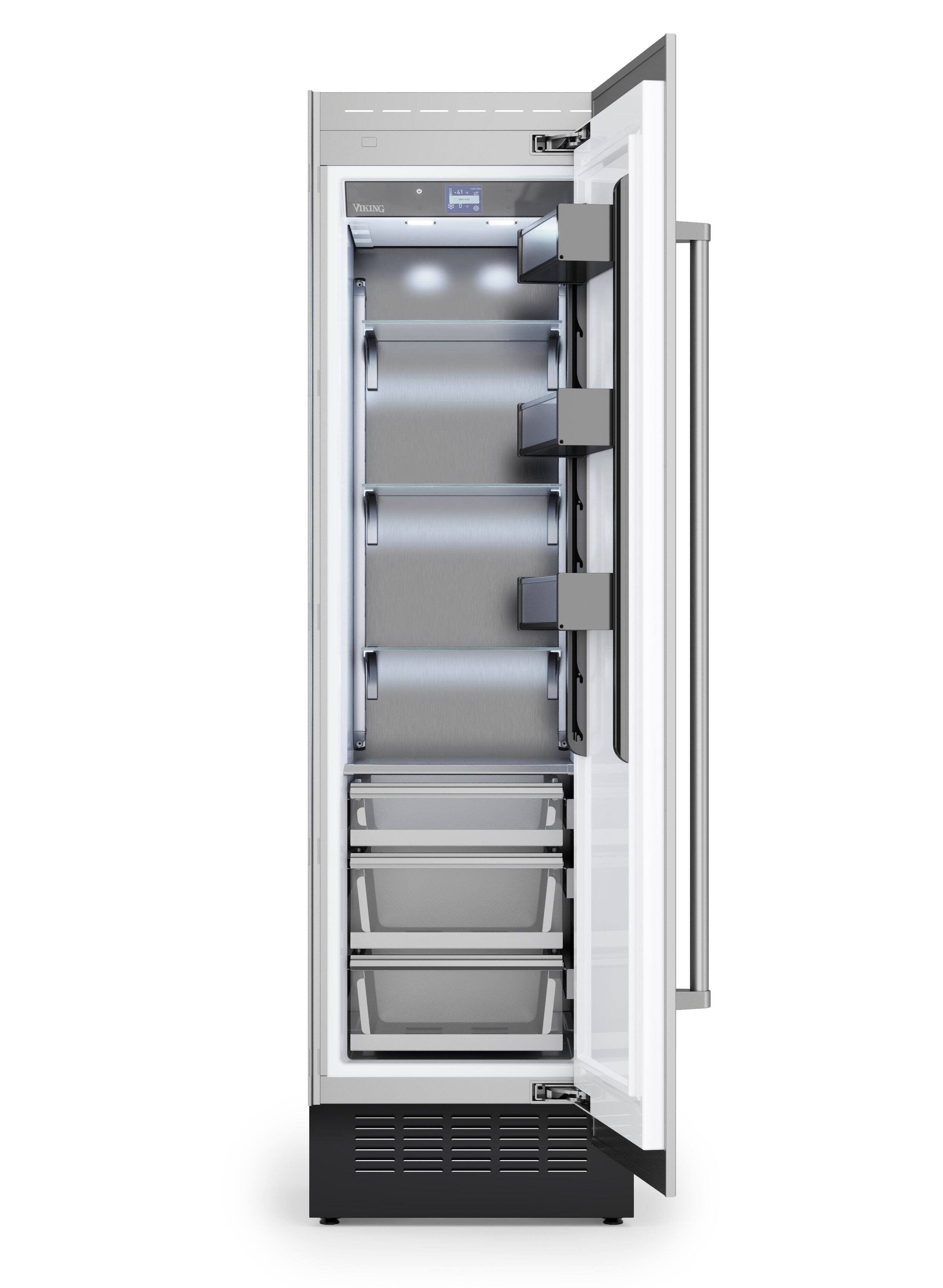 Viking 24"W Integrated Counter Depth All Refrigerator Custom Panel _RH ...