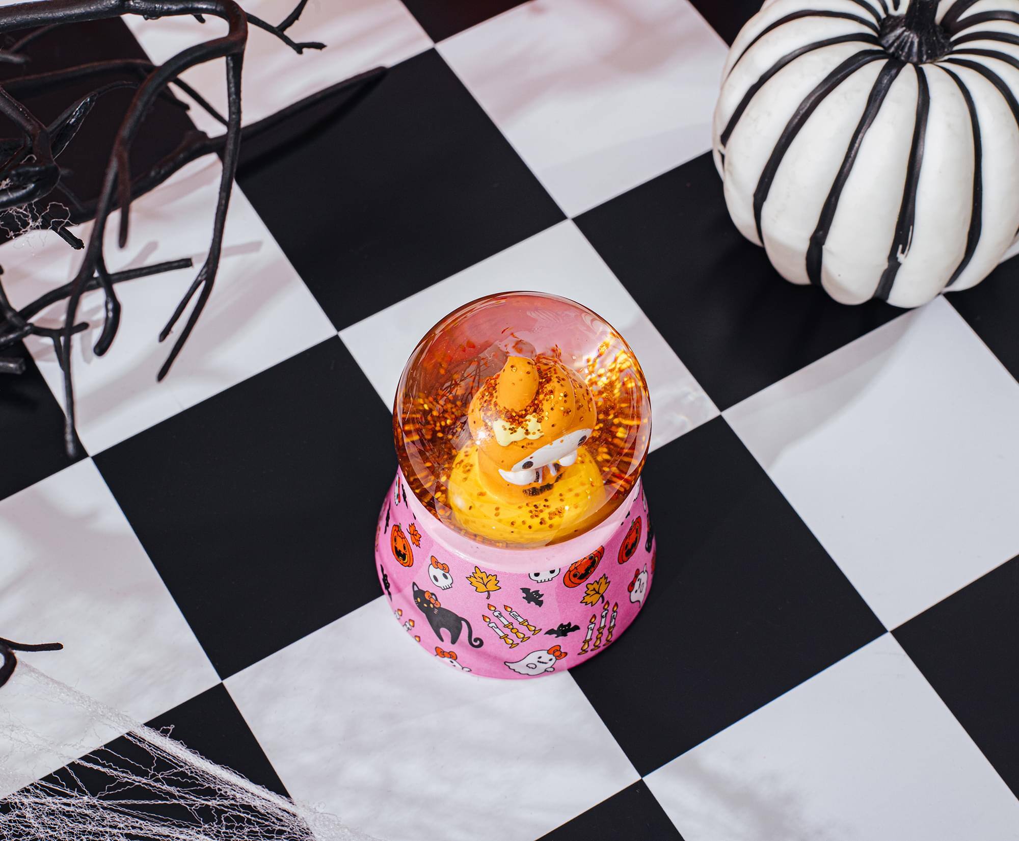 Silver Buffalo Sanrio My Melody Halloween Mini Light Up Snow Globe | 3 ...