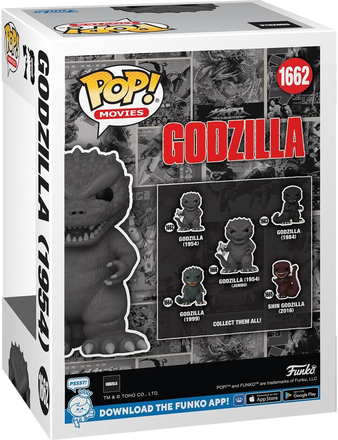 Funko POP! Movies: Godzilla Godzilla 1954, 70th Anniversary ...