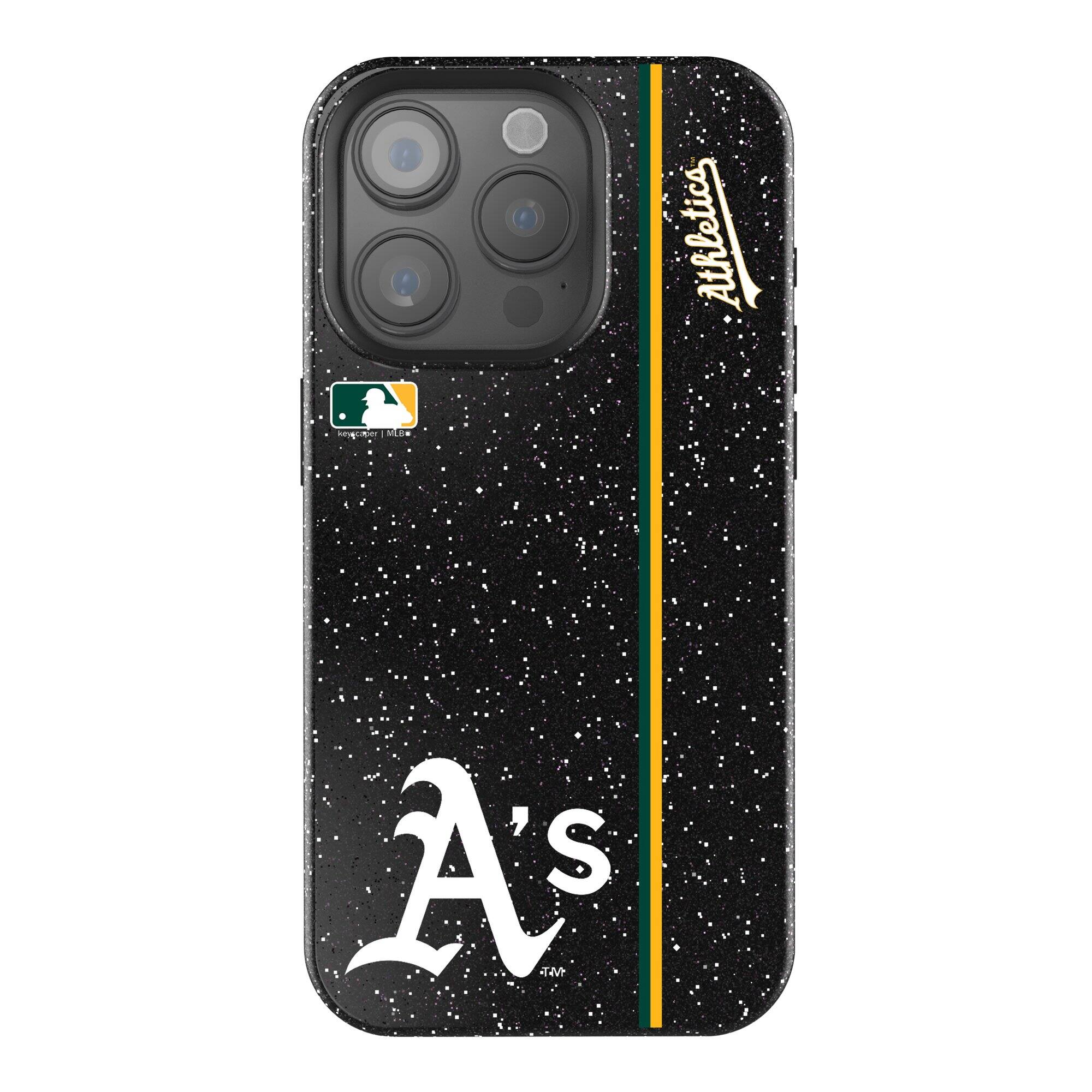 Keyscaper MLB Athletics iPhone Bling Case 15 Pro Max Black 202263847 ...