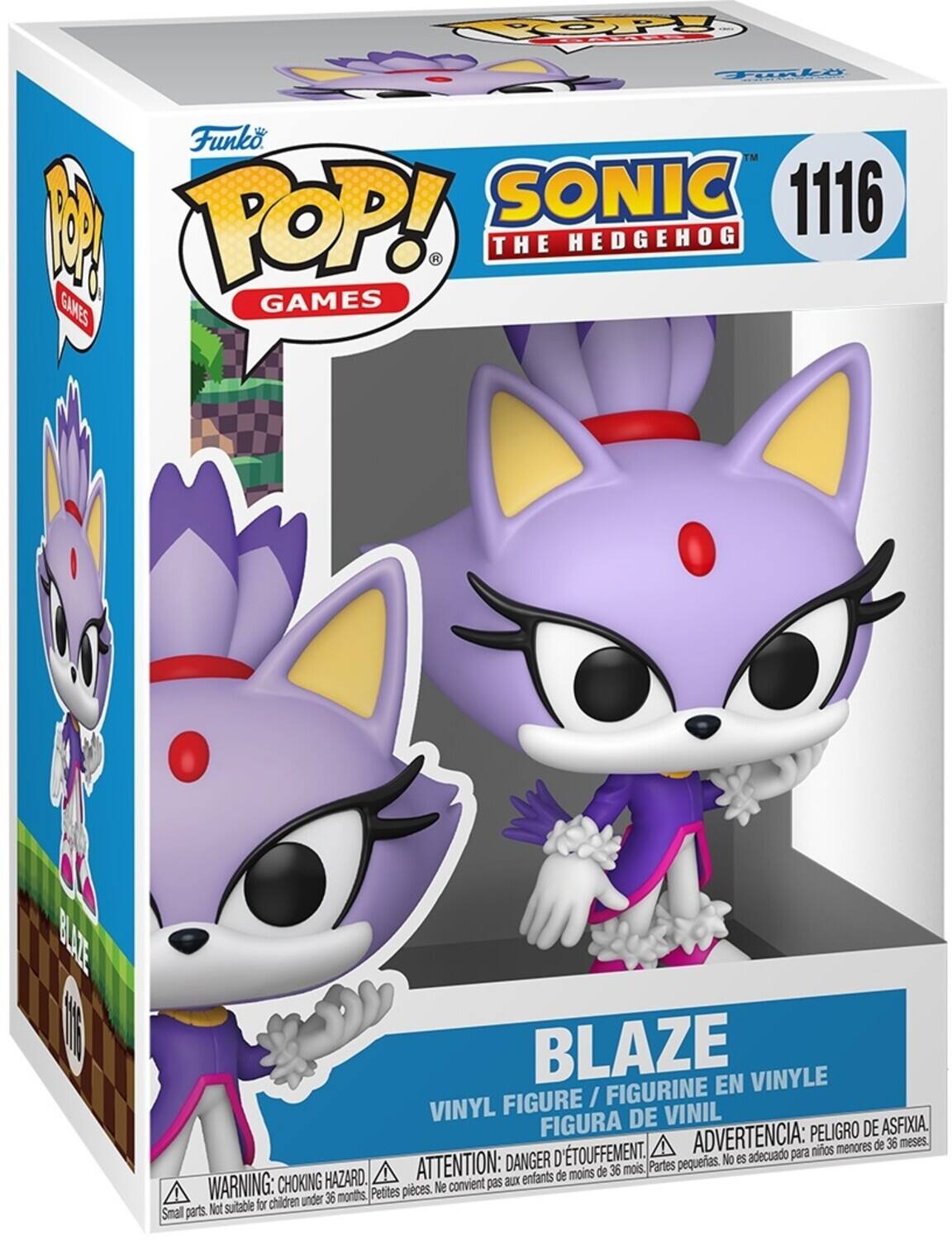 Funko POP! Games: Sonic the Hedgehog Blaze Collectibles Multicolor ...