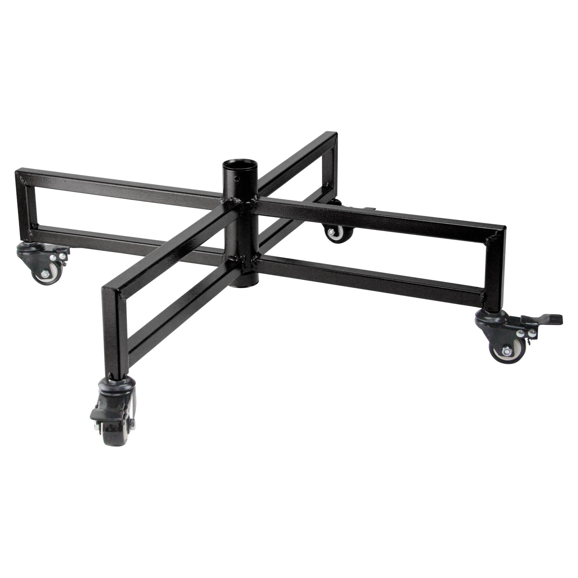 Northlight Metal Rolling Artificial Christmas Tree Stand For 6' 9 ...