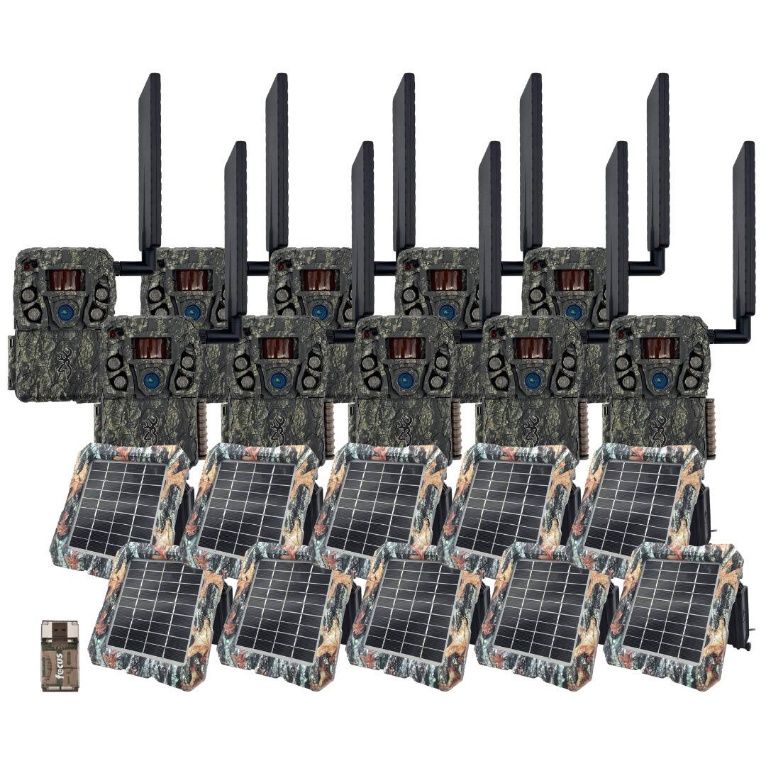 Browning Trail Camera Defender Wireless Vision Pro HD AI 46MP Bundle ...