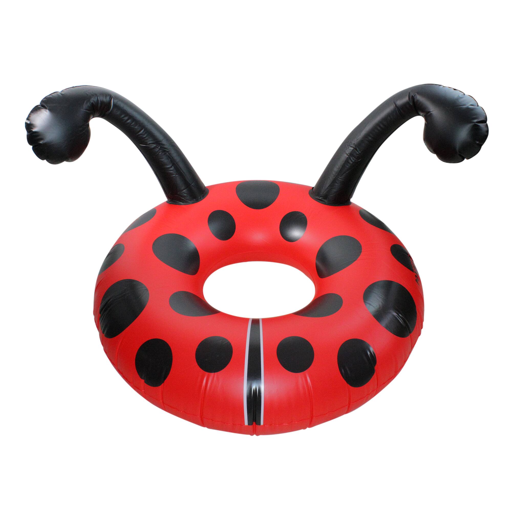 Swim Central and Red Ladybug Swimming Pool Party Inner Tube, 48 Inch ...
