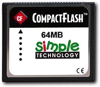 Best Buy: Simple Technology 64MB CompactFlash Memory Card STI-CF/64