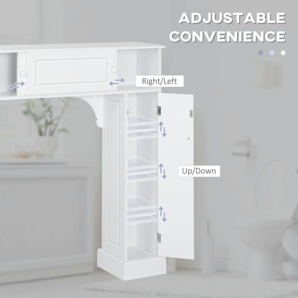 Kadyn Over The Toilet Bathroom Cabinet, Freestanding Bathroom Storage ...