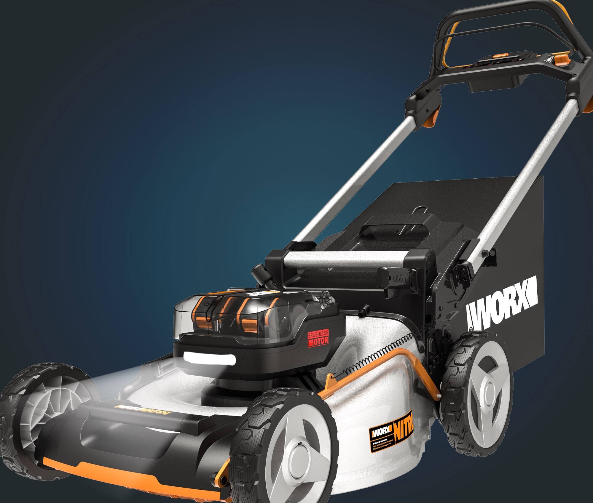 Customer Reviews: WORX Nitro 40V Cordless Self-Propelled Lawn Mower (2 ...