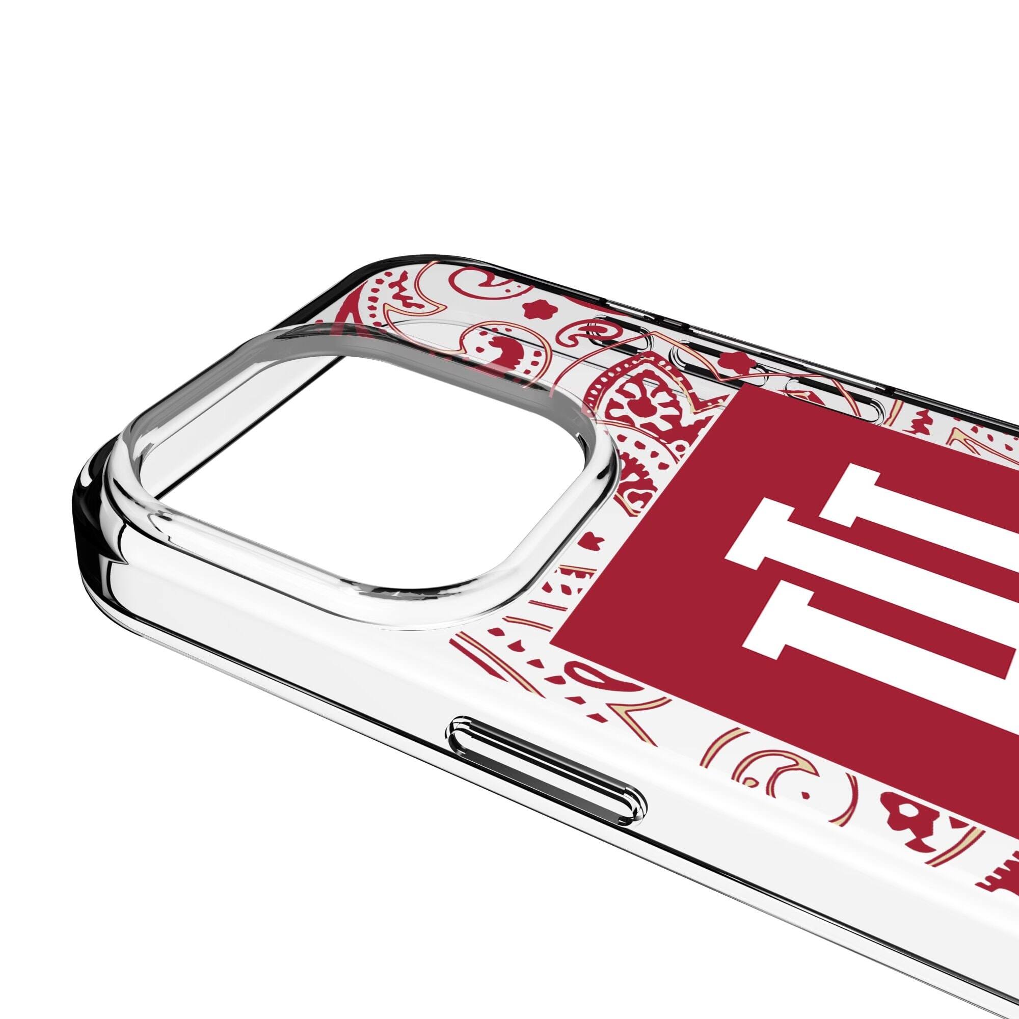 Keyscaper NCAA Indiana Hoosiers iPhone Paisley Design Clear Case 16 ...