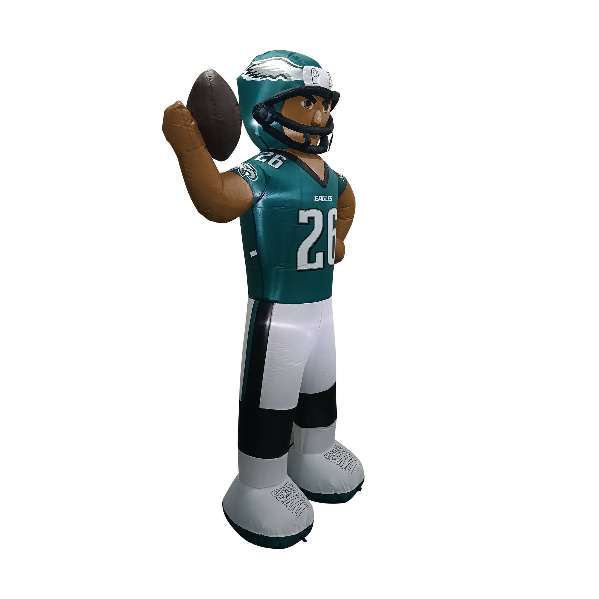 Logo Brands Philadelphia Eagles Inflatable Yard Mascot Teal 203254389 ...