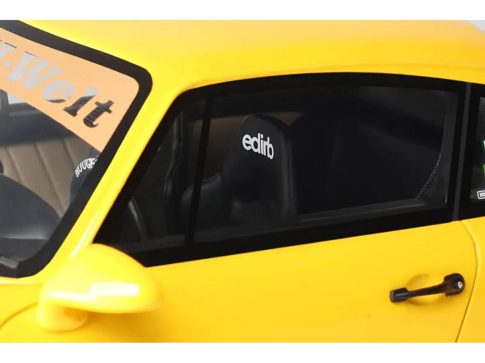 2024 Porsche 911 (964) RWB "Qeema" 1/18 Model Car by GT Spirit Yellow ...