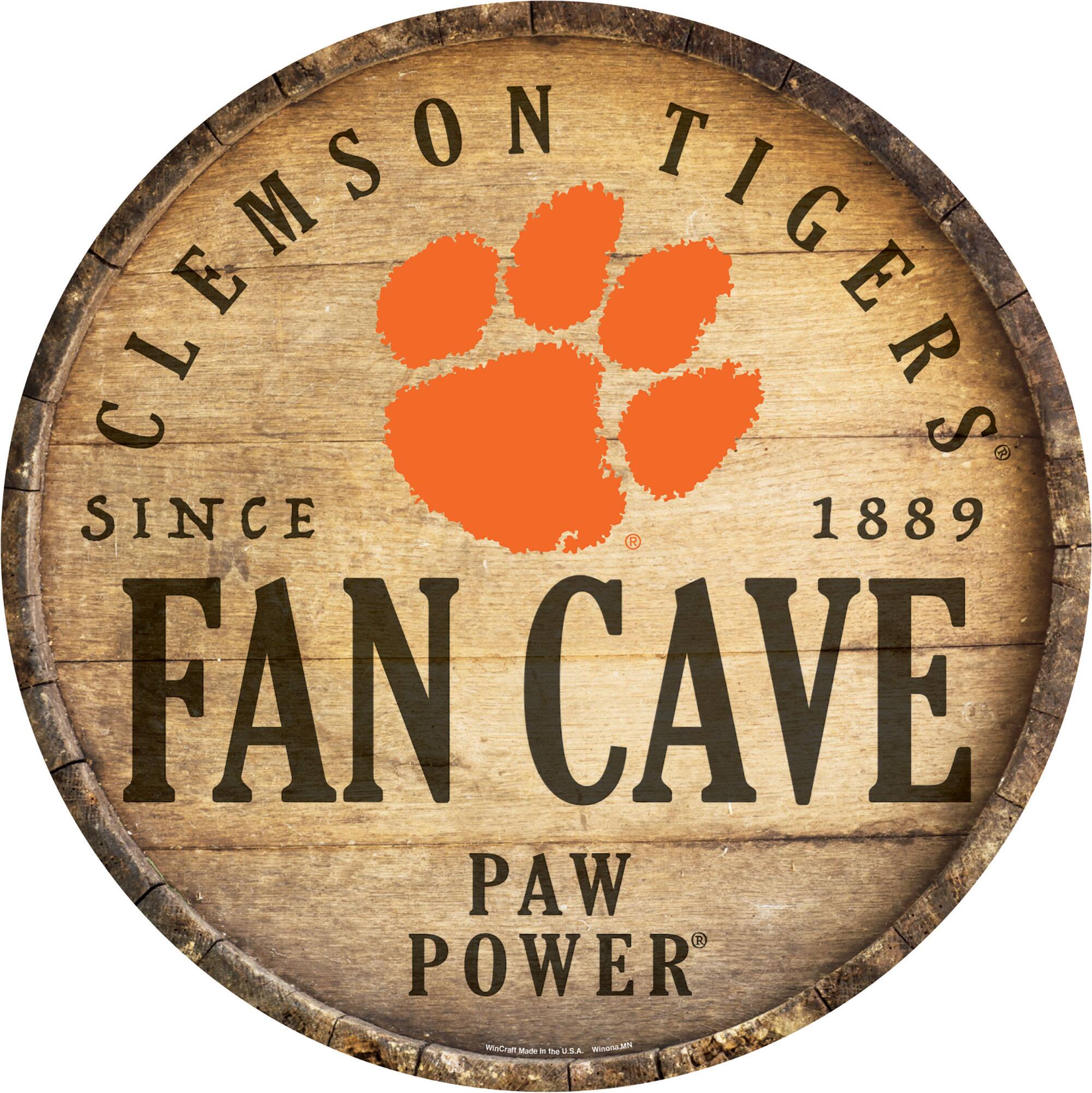 WinCraft Clemson Tigers 14'' Circular Wood Sign Multicolor 4817017 ...