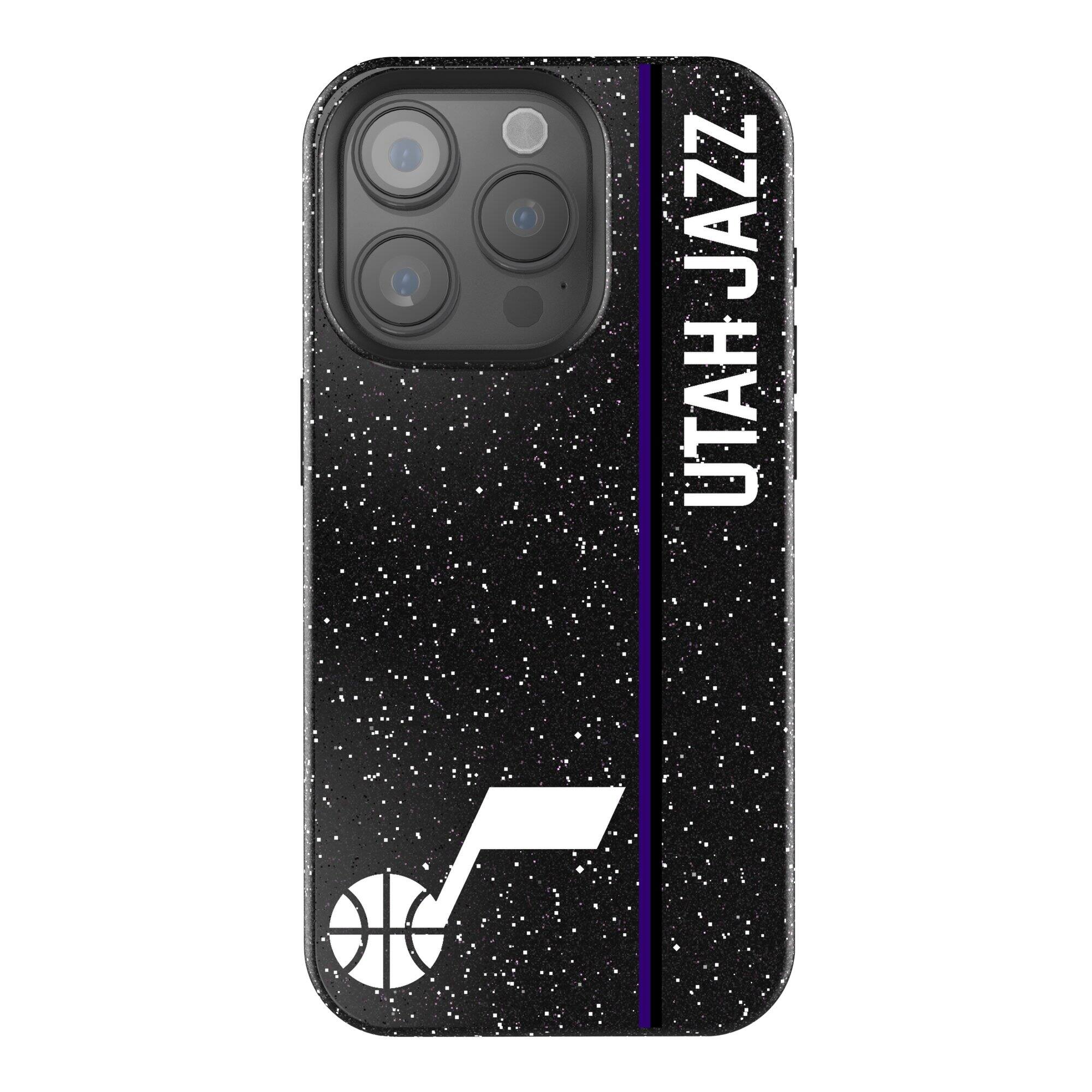 Keyscaper NBA Utah Jazz Sidebar Bling iPhone Case 15 Pro Max Black ...