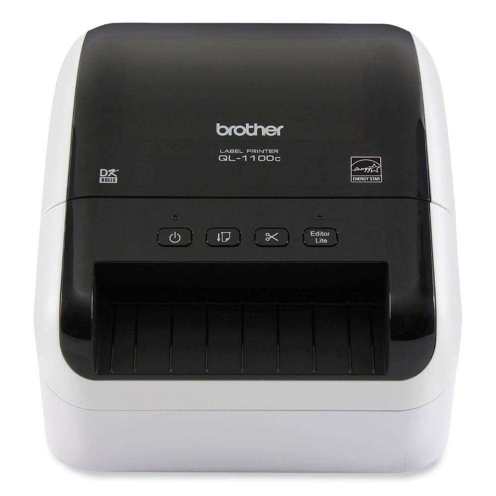Brother QL 1100C 6.7 in. x 8.7 in. x 5.9 in. 69 Labels Print Speed Wide ...