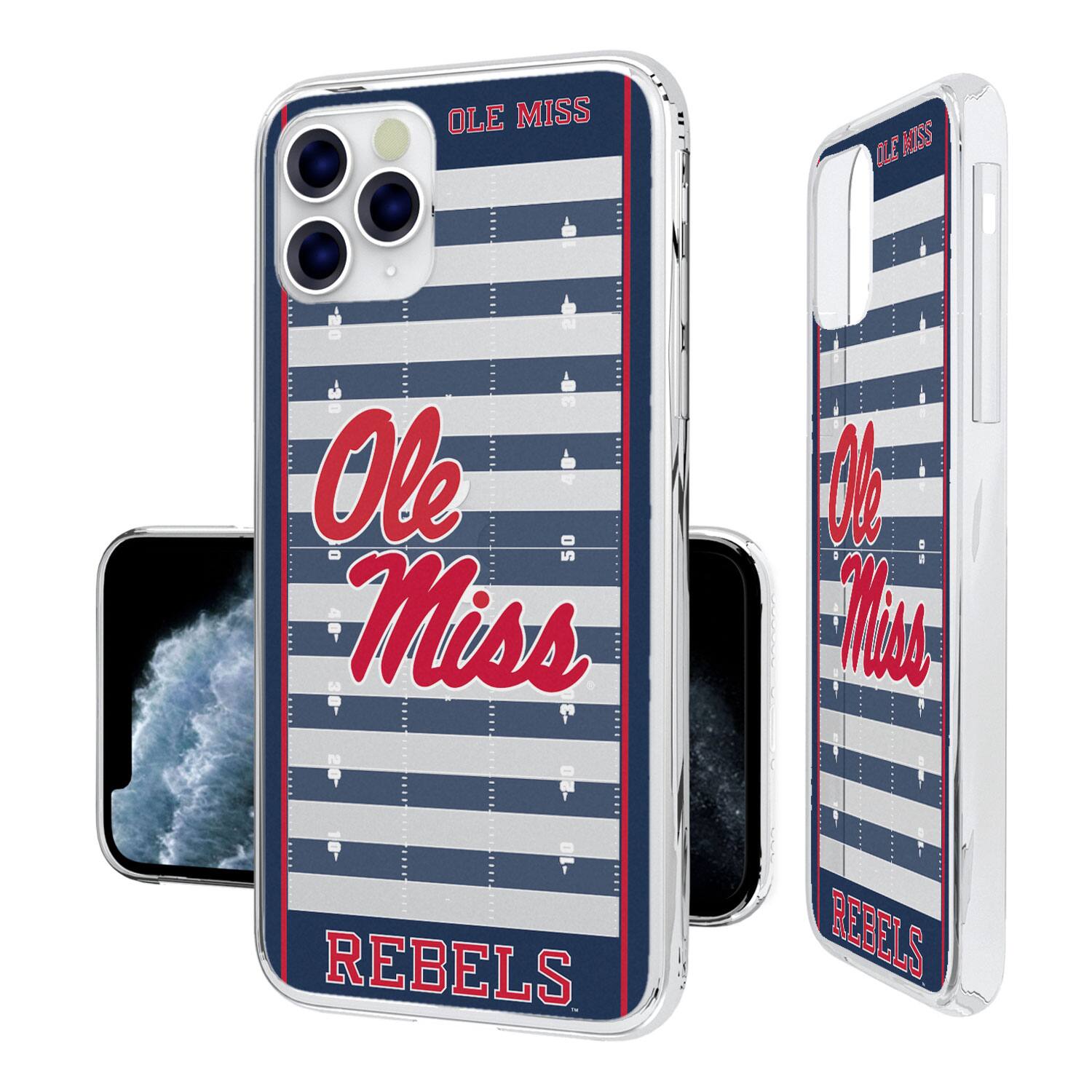 Keyscaper NCAA Ole Miss Rebels Clear Field iPhone Case Multicolor ...