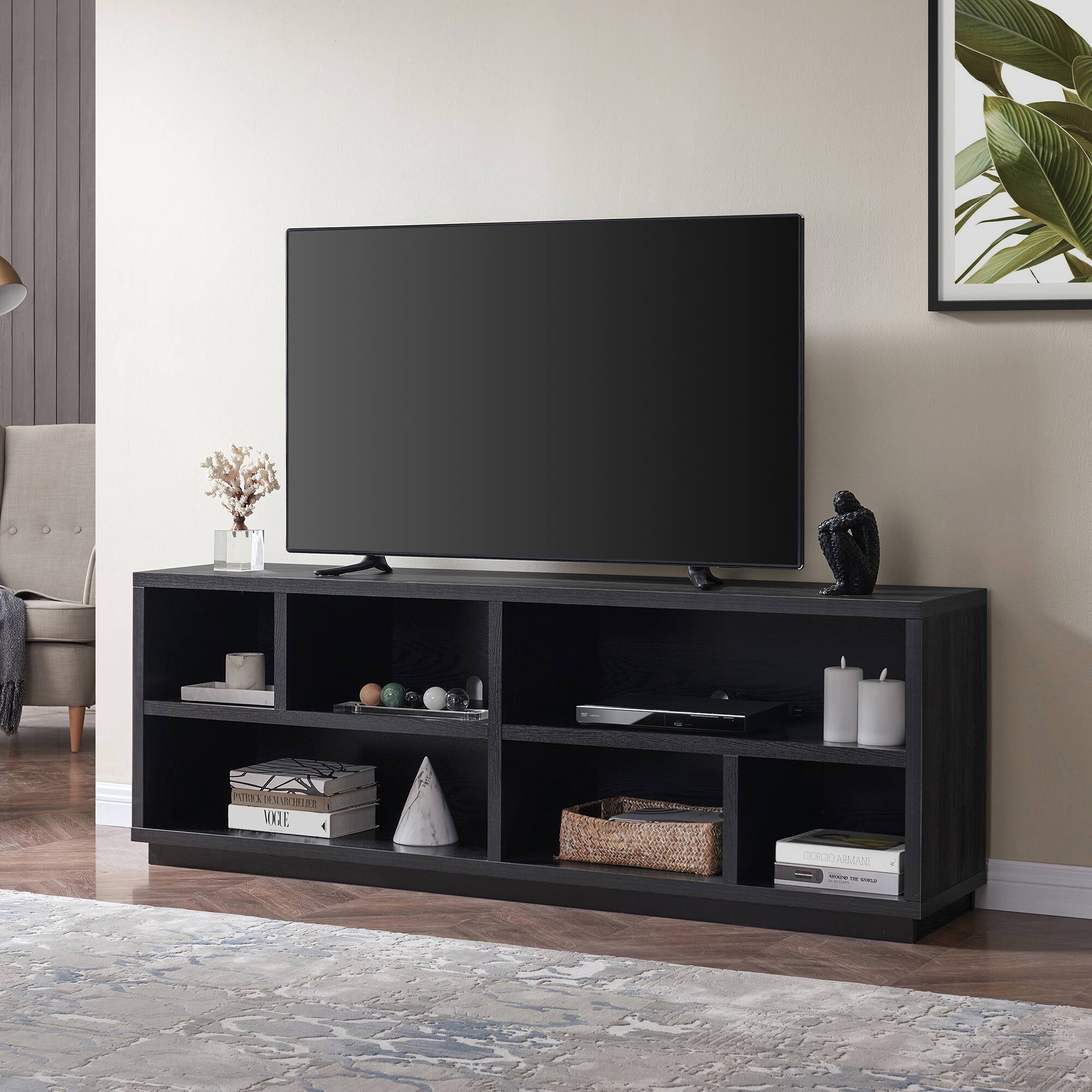 Best Buy: Camden&Wells Lowry TV Stand for Most TVs up to 75" Obsidian ...